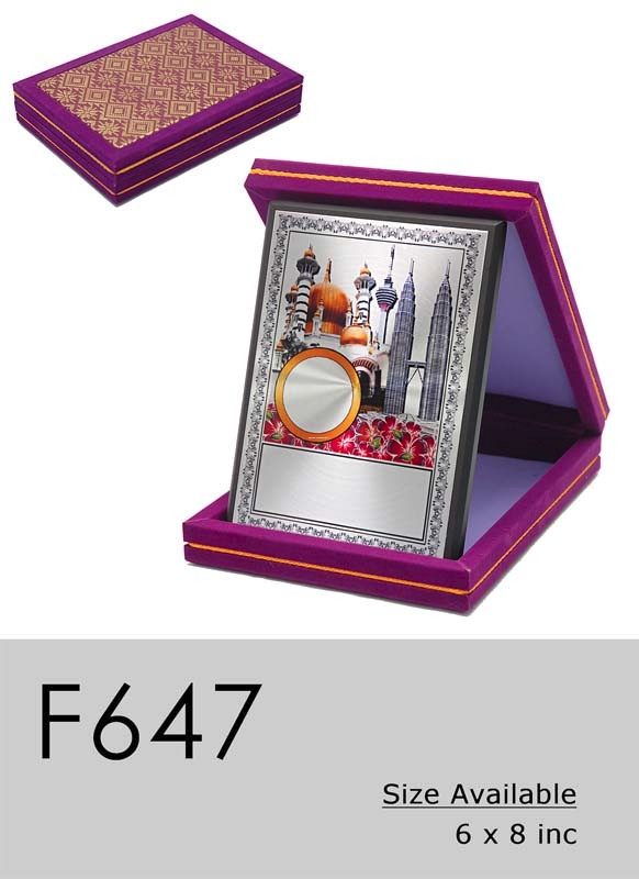 F647 Plaque – Velvet Box | FIRST CHAMP MARKETING SDN BHD